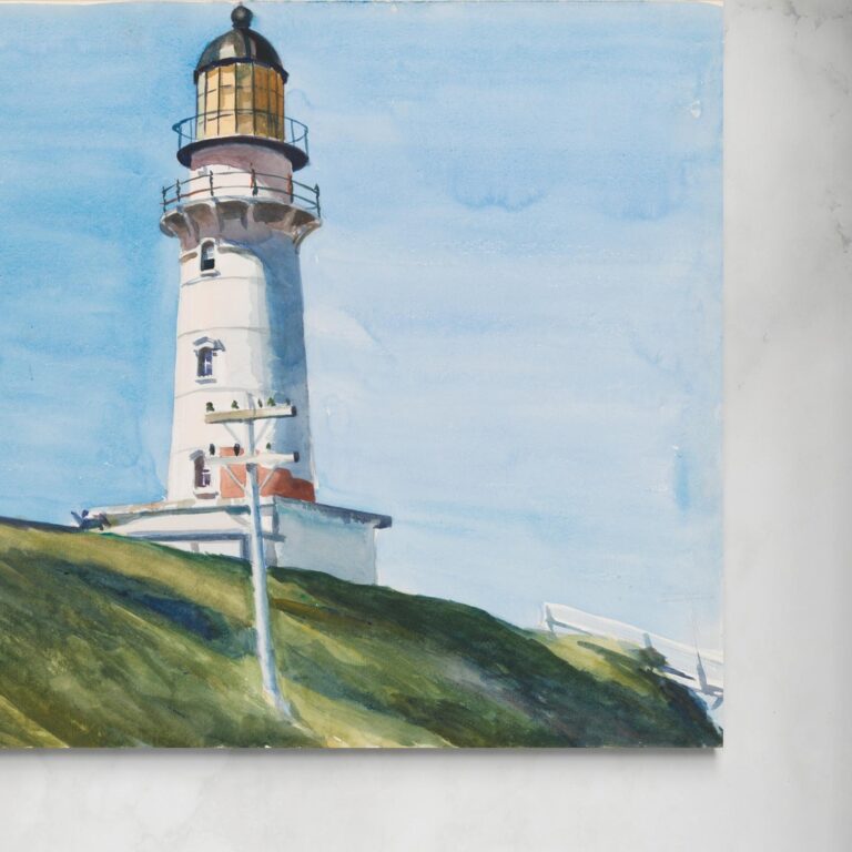 Il Faro a Two Lights - Edward Hopper | Idea on Canvas